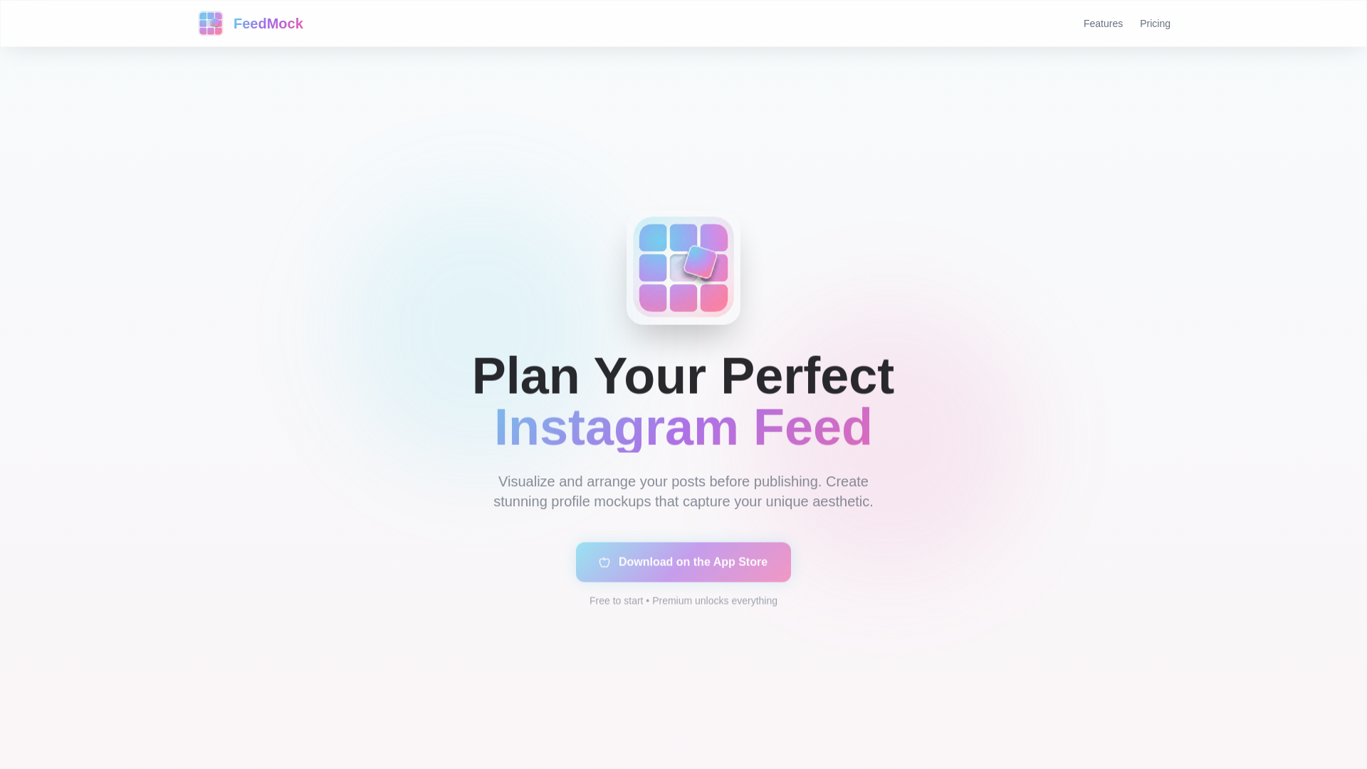 FeedMock - Plan Your Perfect Instagram Feed